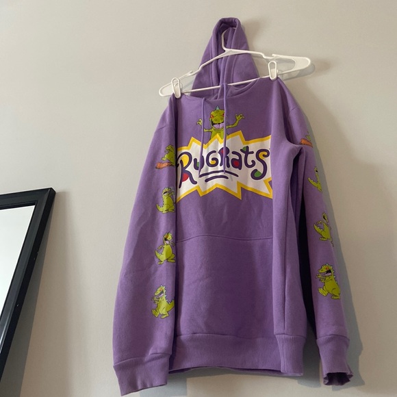 Nickelodeon | Jackets & Coats | Nickelodeon Medium Purple Sweatshirt ...